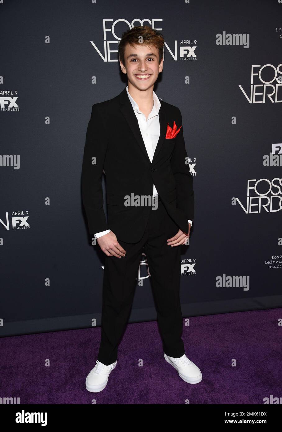Actor Justin Michael Gazzillo attends the premiere screening of FX's ...