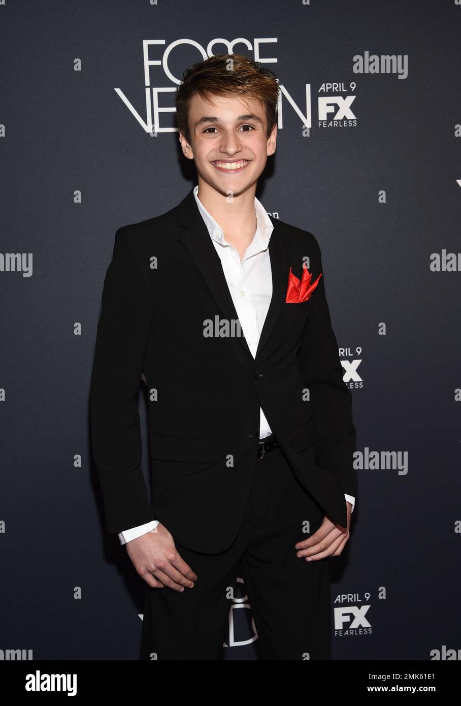 Actor Justin Michael Gazzillo attends the premiere screening of FX's ...