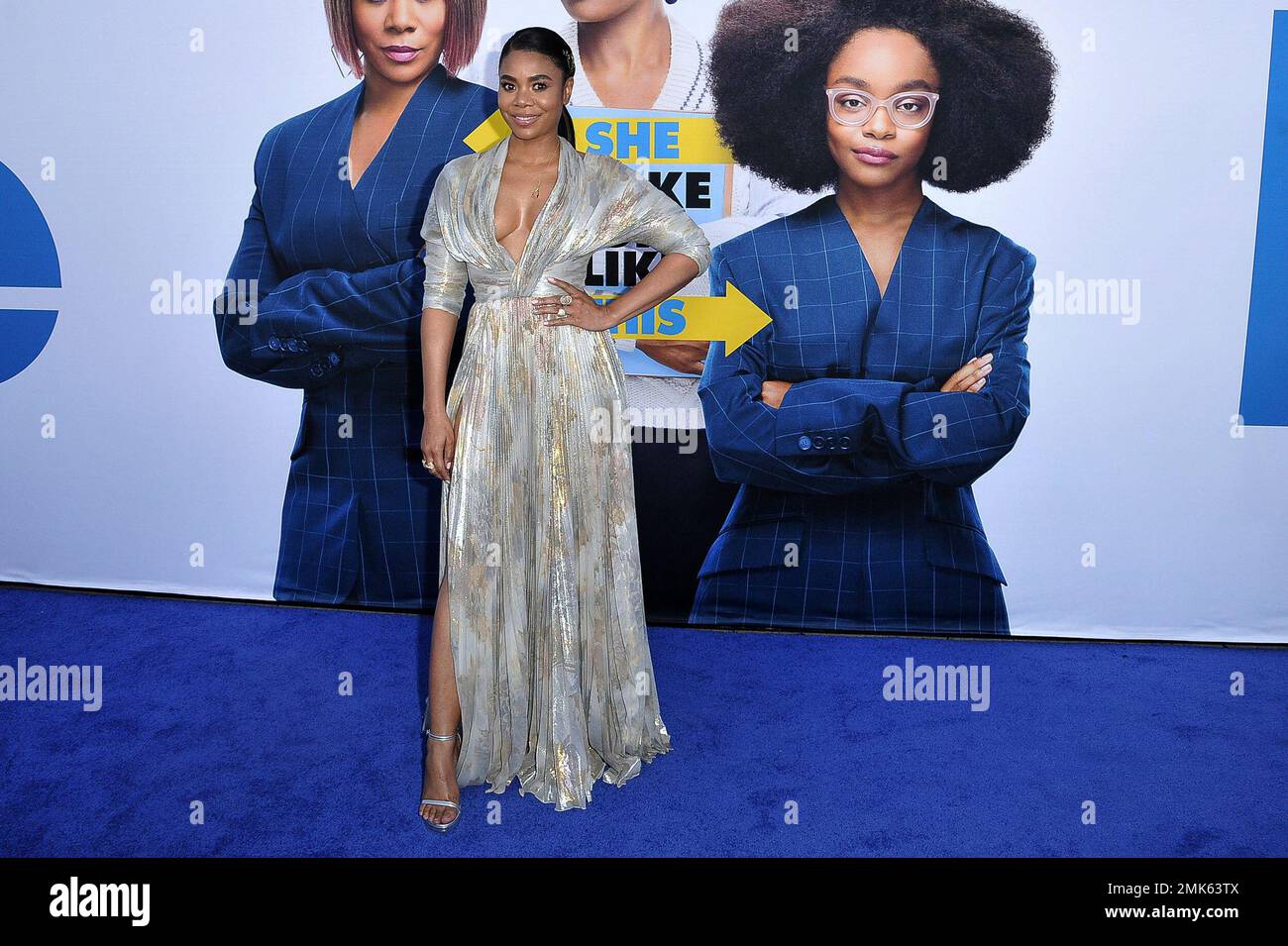 Regina Hall attends the LA premiere of "Little" at the Regency Village ...