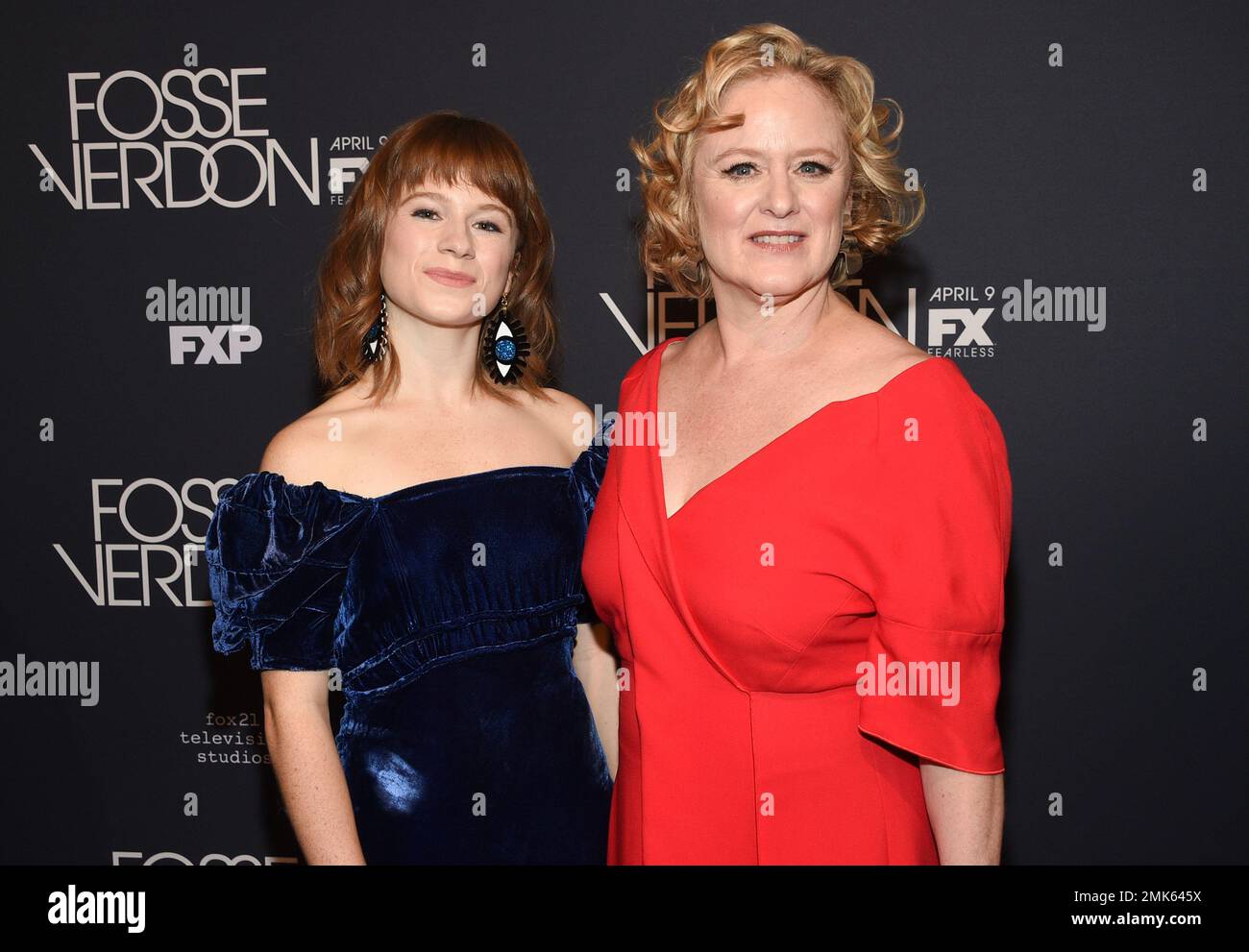 Actress Juliet Brett, left, and co-executive producer Nicole Fosse pose ...