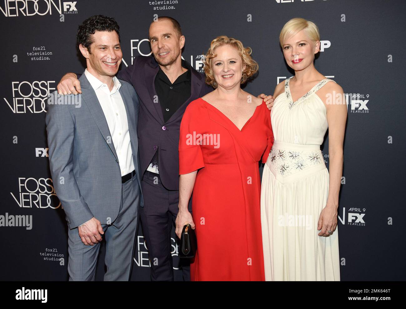 Executive producer/director Thomas Kail, left, actor Sam Rockwell, co ...