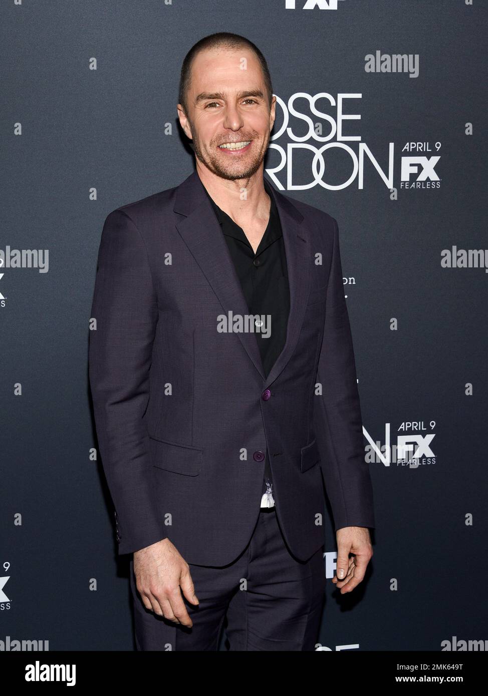 Actor Sam Rockwell attends the premiere screening of FX's "Fosse/Verdon ...