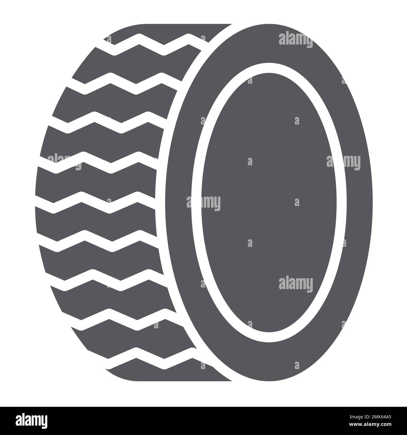Car tire glyph icon, auto and part, wheel sign, vector graphics, a ...