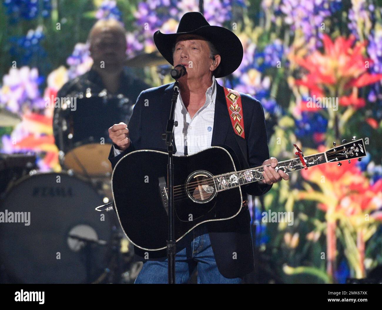 George Strait performs "God and Country Music" at the 54th annual ...