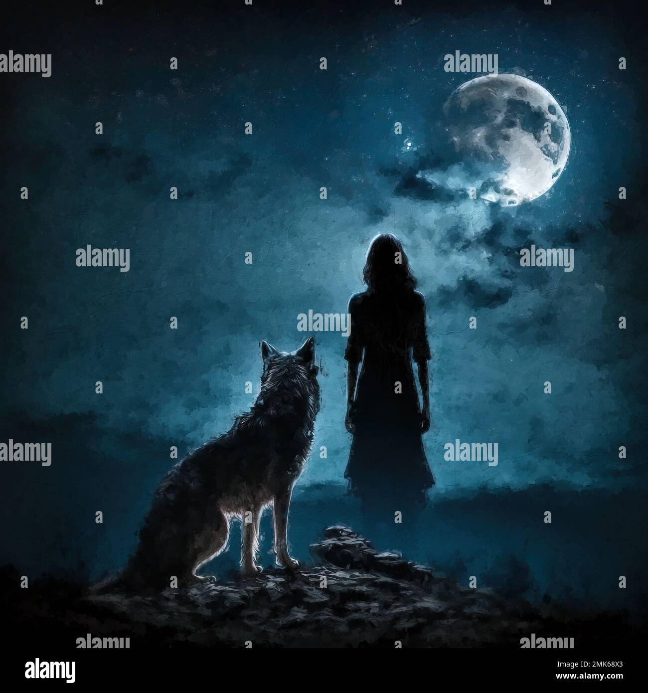 Fox dark art hi-res stock photography and images - Alamy