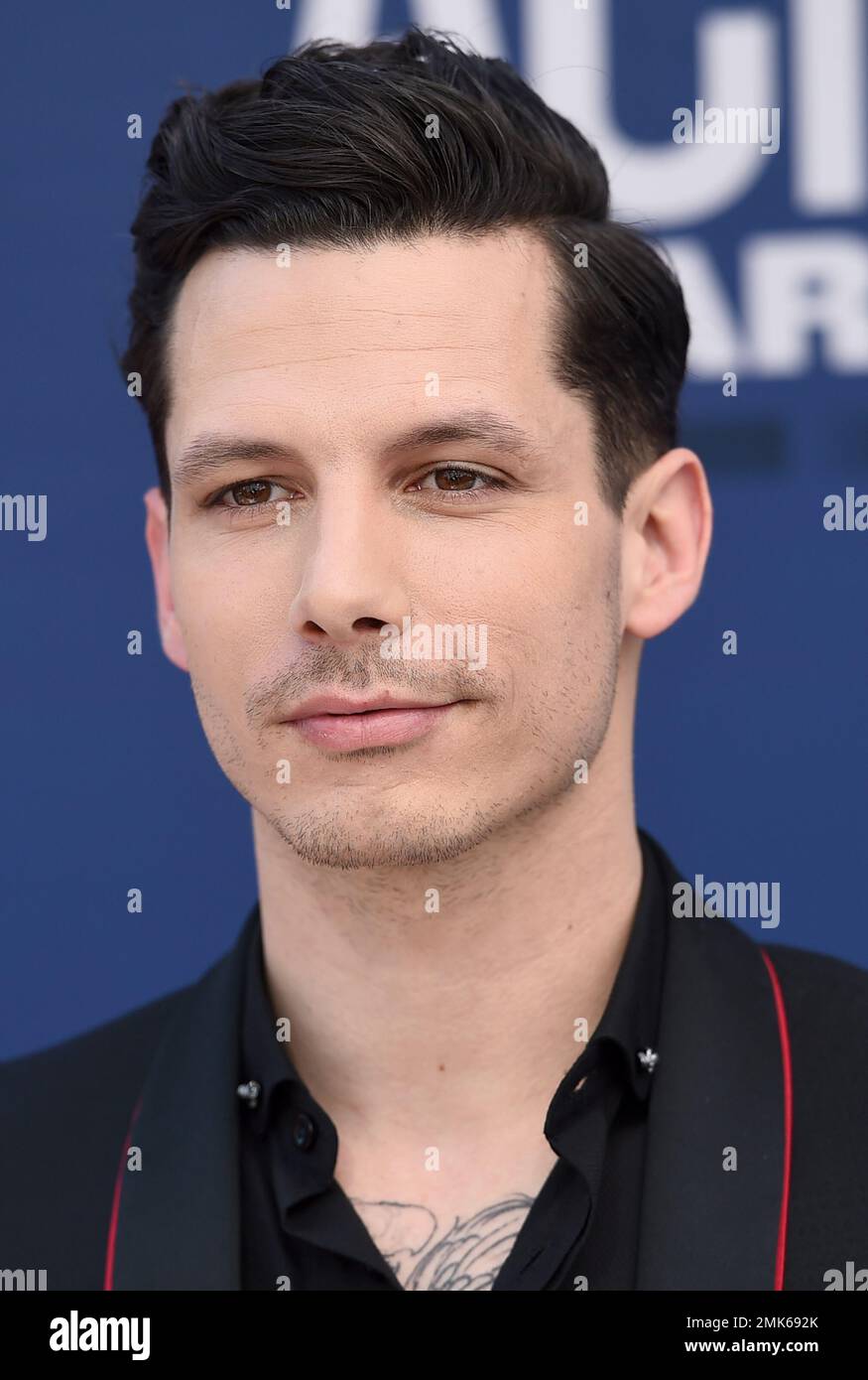 Devin Dawson arrives at the 54th annual Academy of Country Music Awards ...