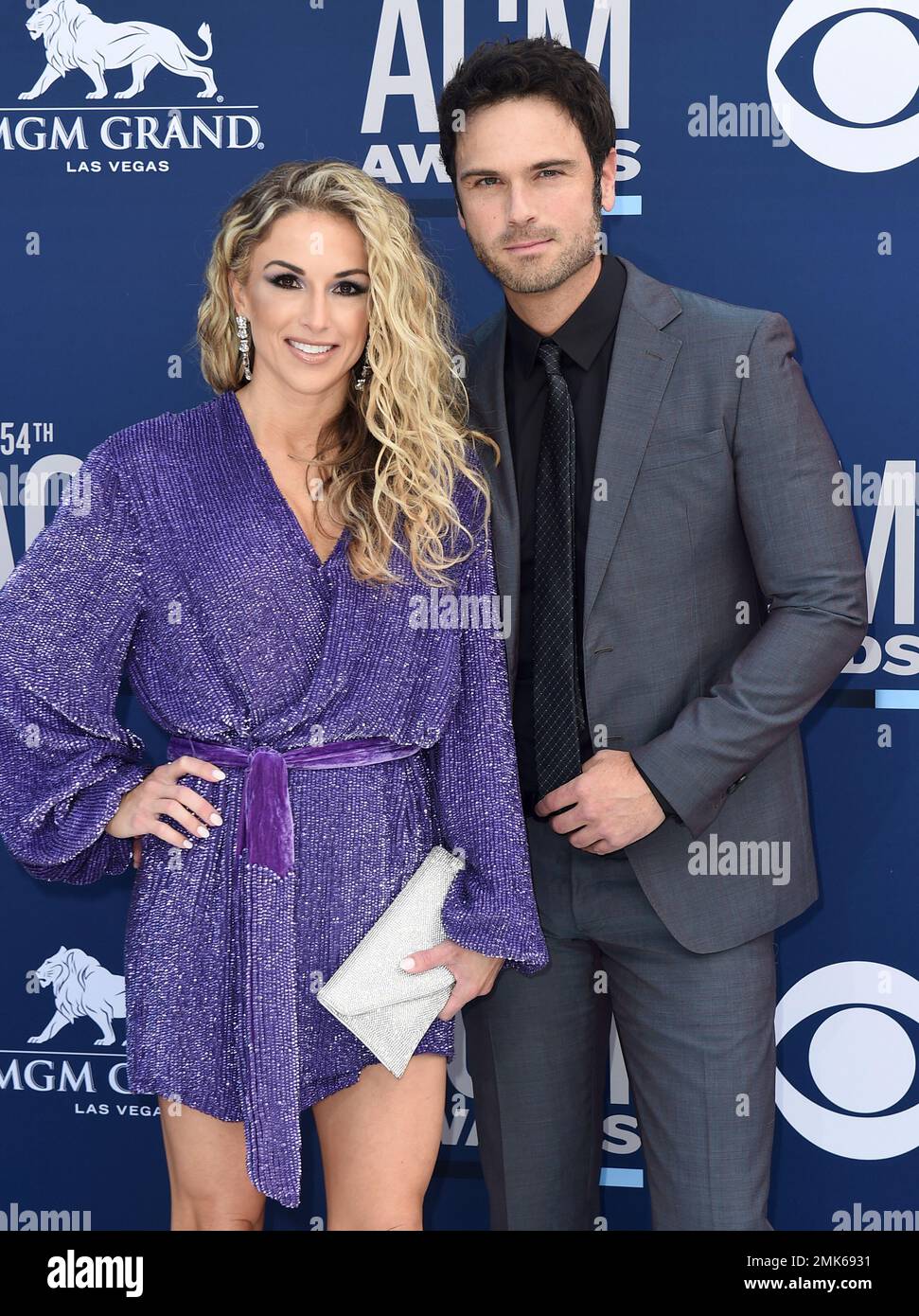 Chuck Wicks, right, and Kasi Williams arrive at the 54th annual Academy ...