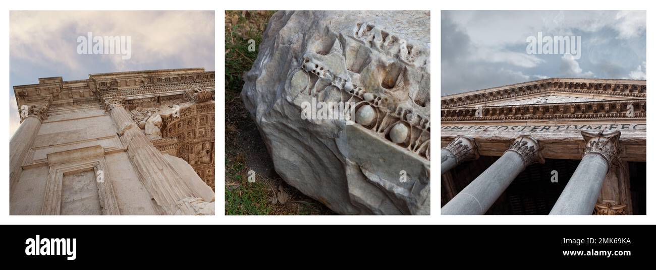 Monument in ruins Cut Out Stock Images & Pictures - Alamy
