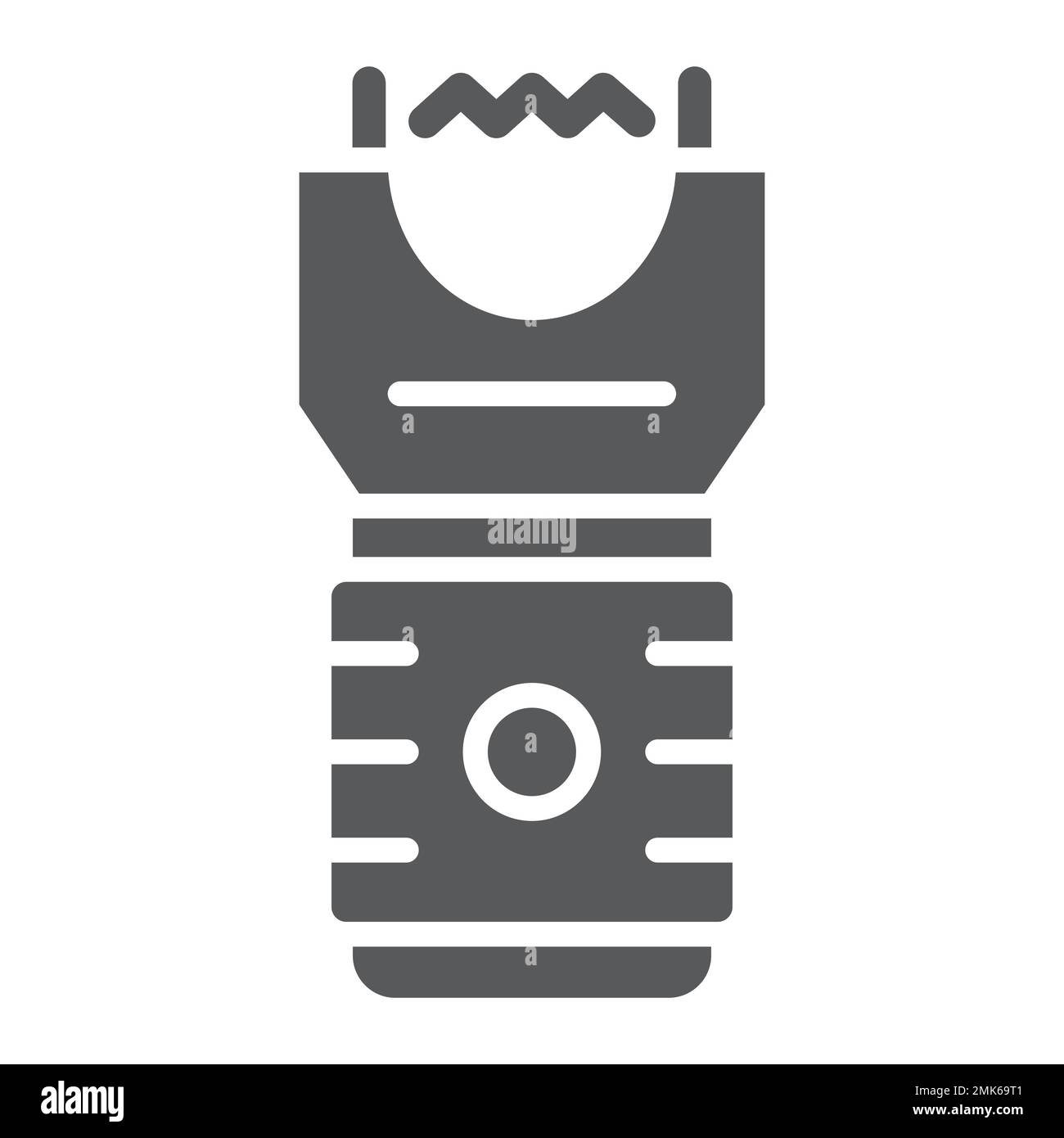 Electroshock weapon glyph icon, protection and security, firearm sign ...