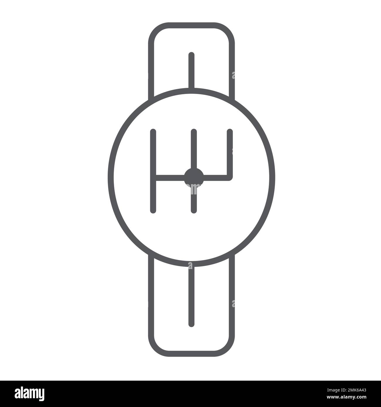 Transmission thin line icon, car and part, gearbox sign, vector ...