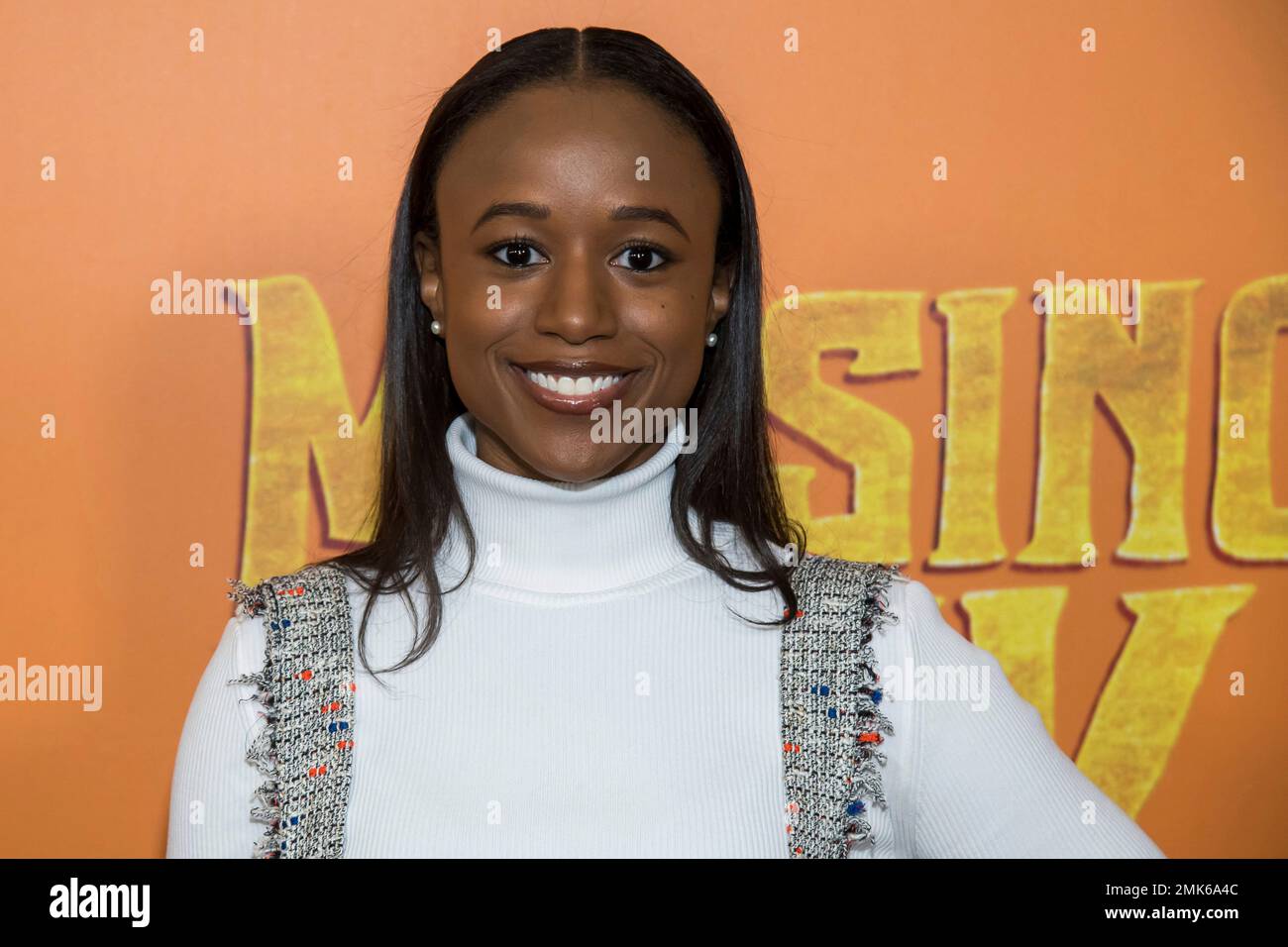 Ashlei Sharpe Chestnut attends the premiere of "Missing Link" at Regal ...