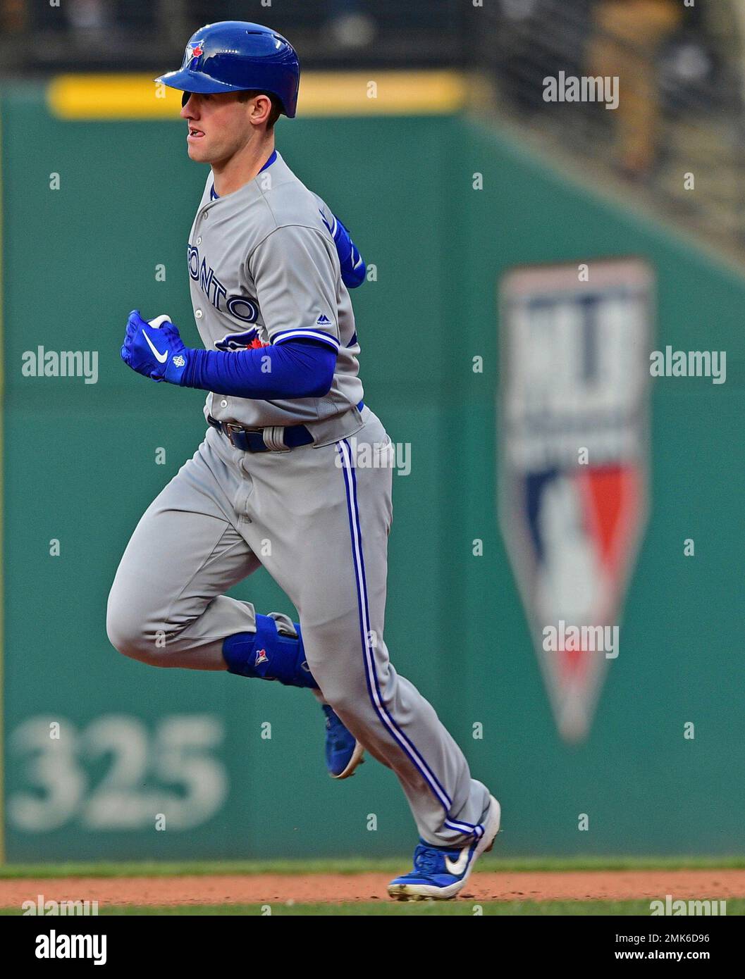Toronto Blue Jays' Billy McKinney doubles off Cleveland Indians relief ...