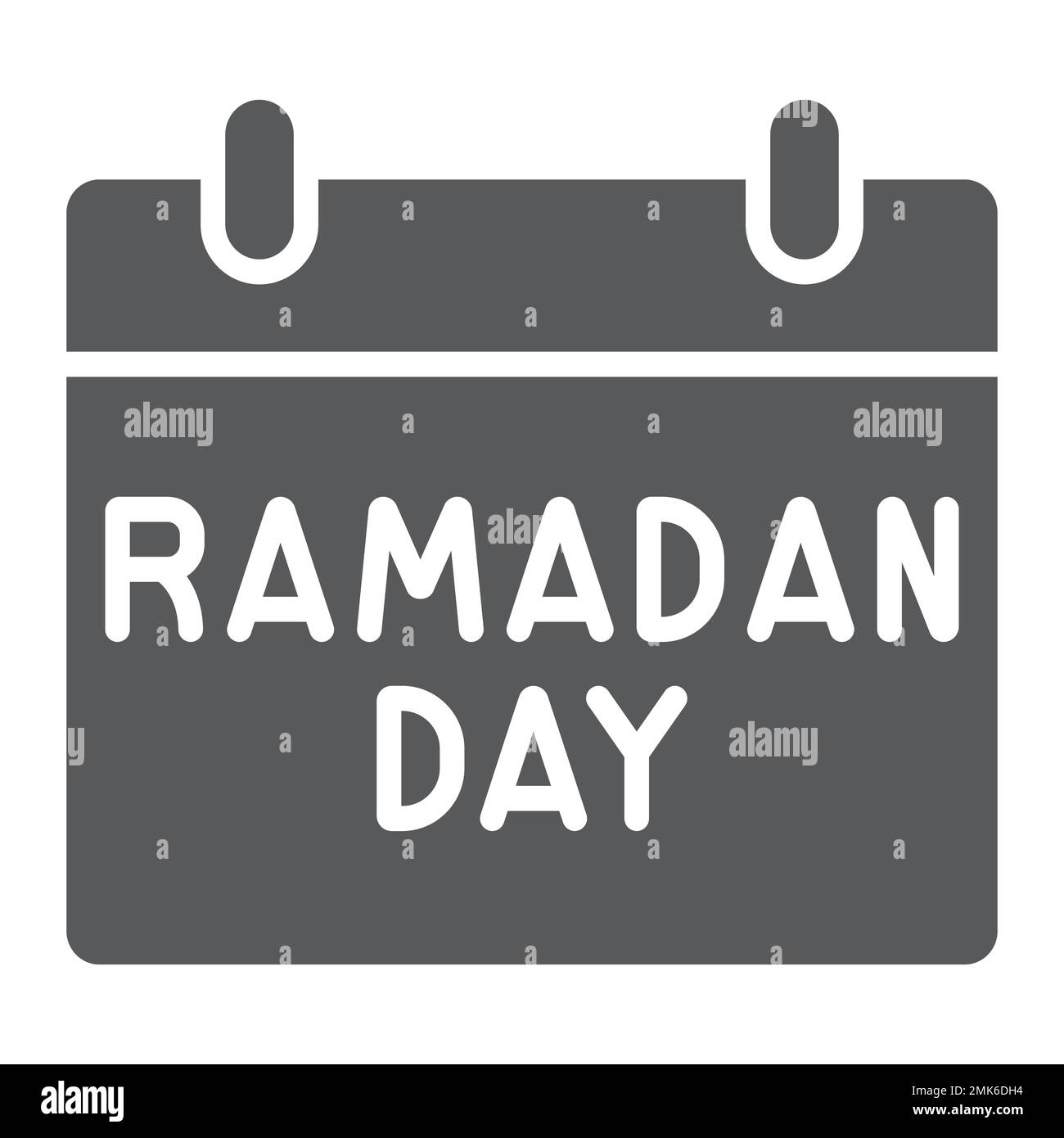 Ramadan calendar glyph icon, date and islam, ramadam day sign, vector ...