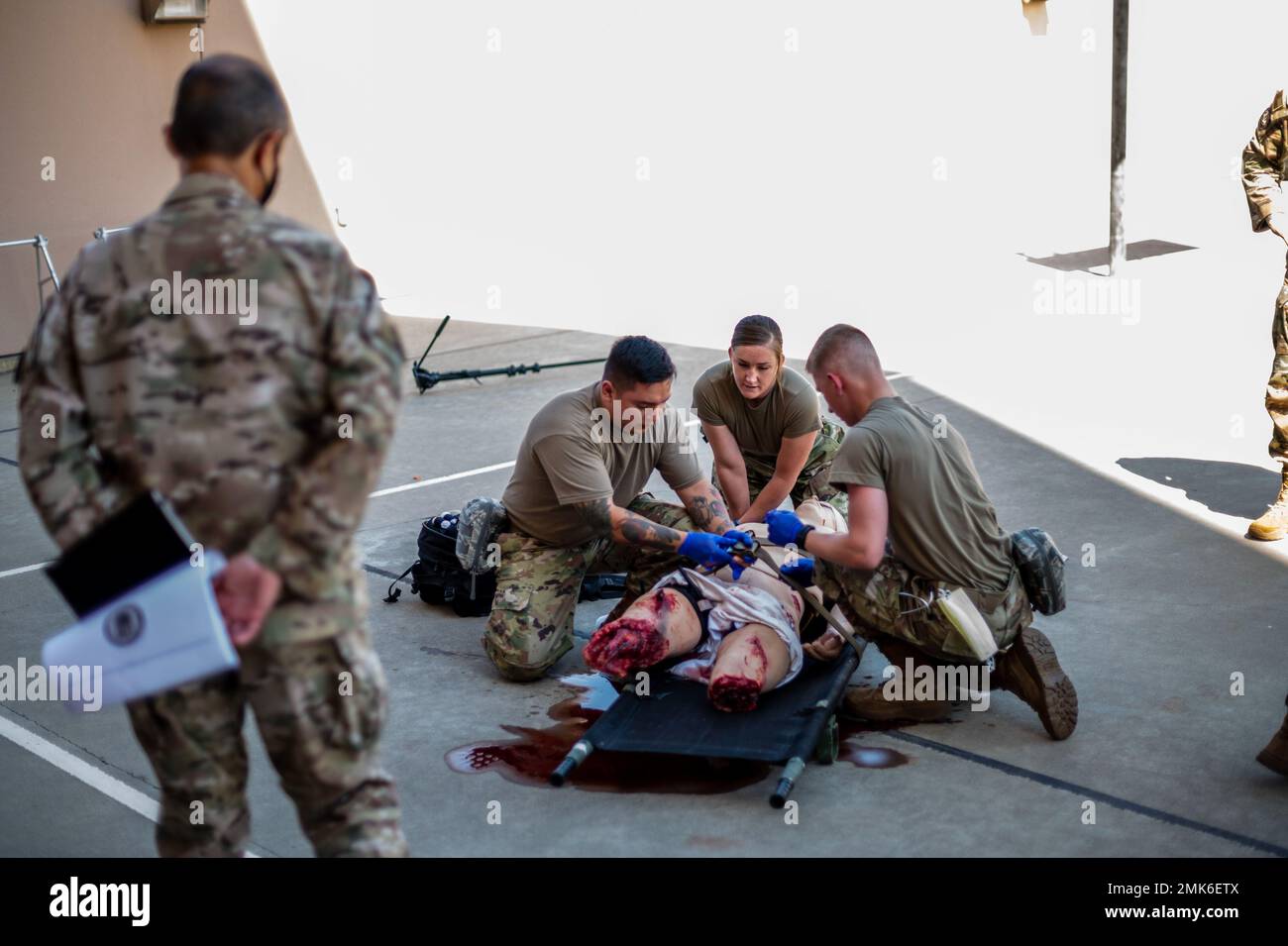 Command tactical combat medical care hi-res stock photography and ...