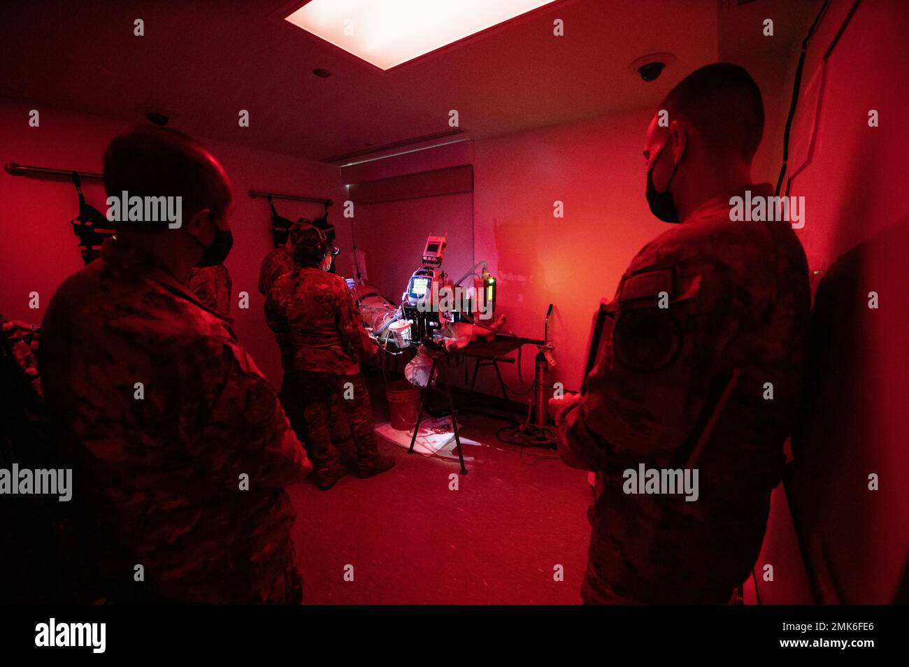 U.S. Air Force Col. Rudolph Cachuela, left, Air Mobility Command ...