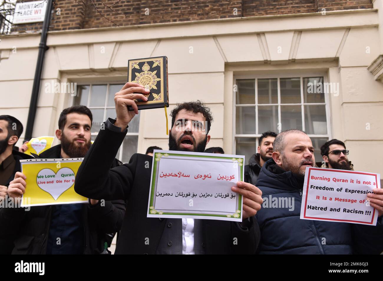 Swedish quran demonstration hi-res stock photography and images - Alamy