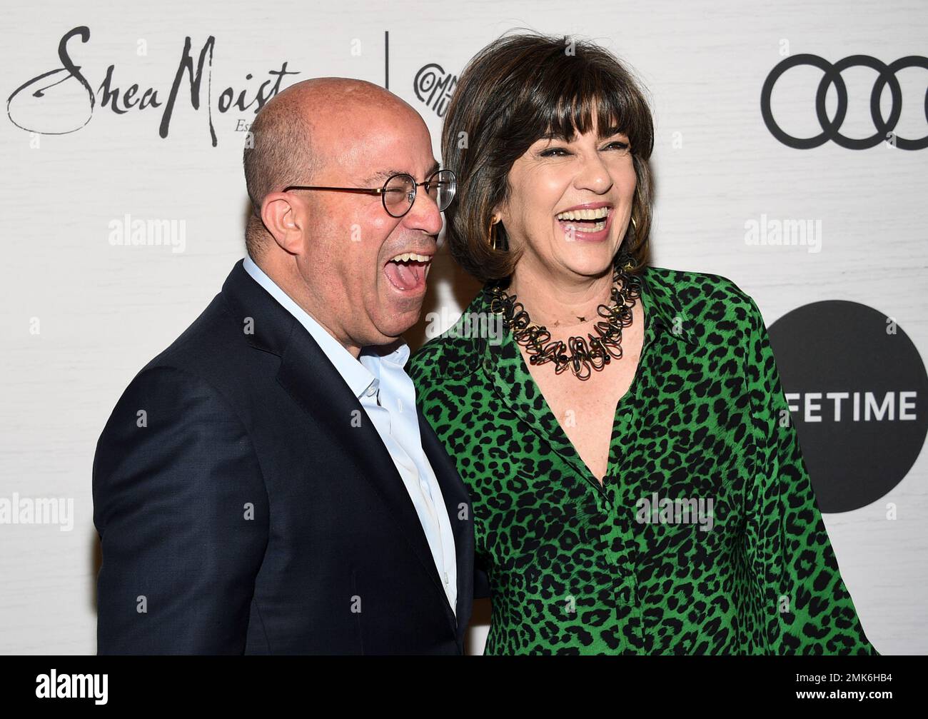 President of CNN Jeff Zucker, left, and CNN chief international anchor ...
