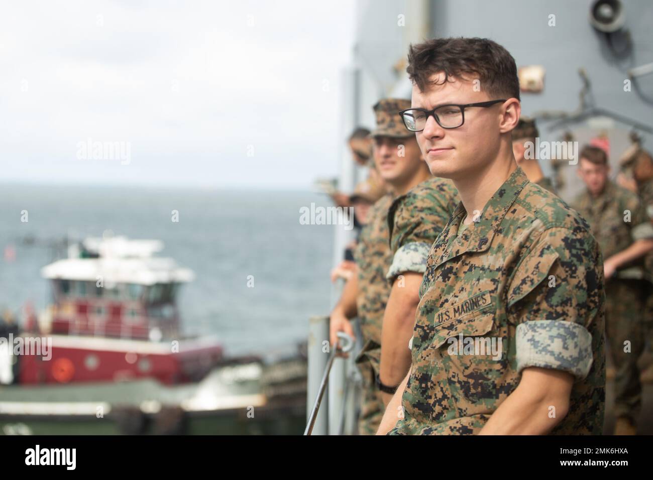 U.S. Marine Corps Cpl. Devin T. Fairman, a Marine Air-Ground Task Force ...