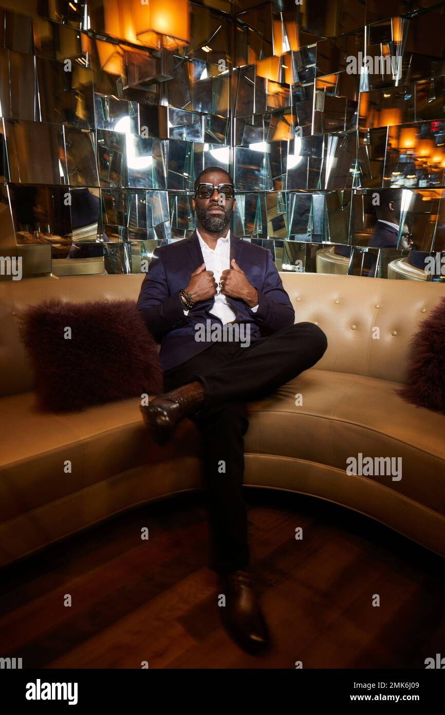 This April 1, 2019 photo shows Che Smith, better known as Rhymefest ...