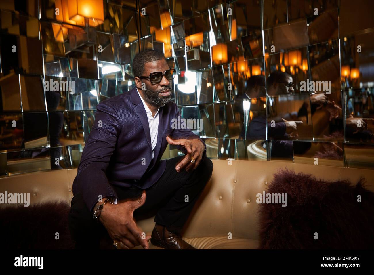 This April 1, 2019 photo shows Che Smith, better known as Rhymefest ...