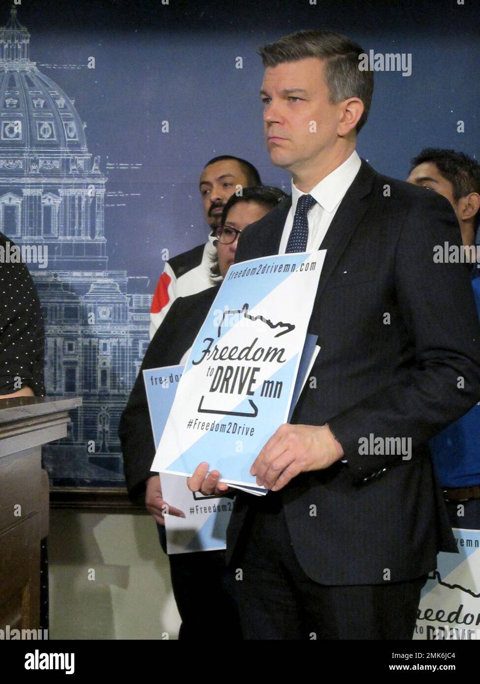 Minnesota House Majority Leader Ryan Winkler appears at a state Capitol ...