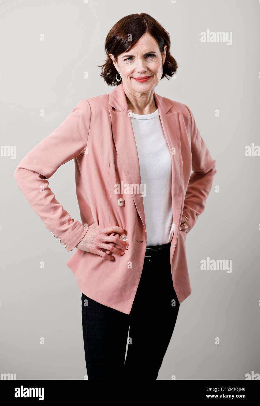 In this March 26, 2019 photo, Elizabeth McGovern poses for a portrait ...