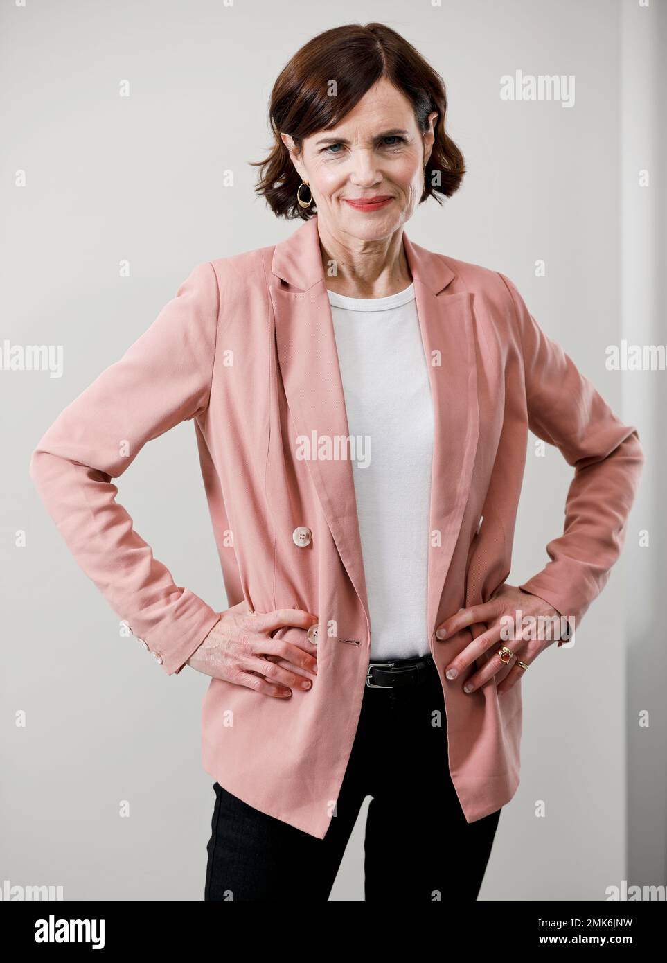 In this March 26, 2019 photo, Elizabeth McGovern poses for a portrait ...