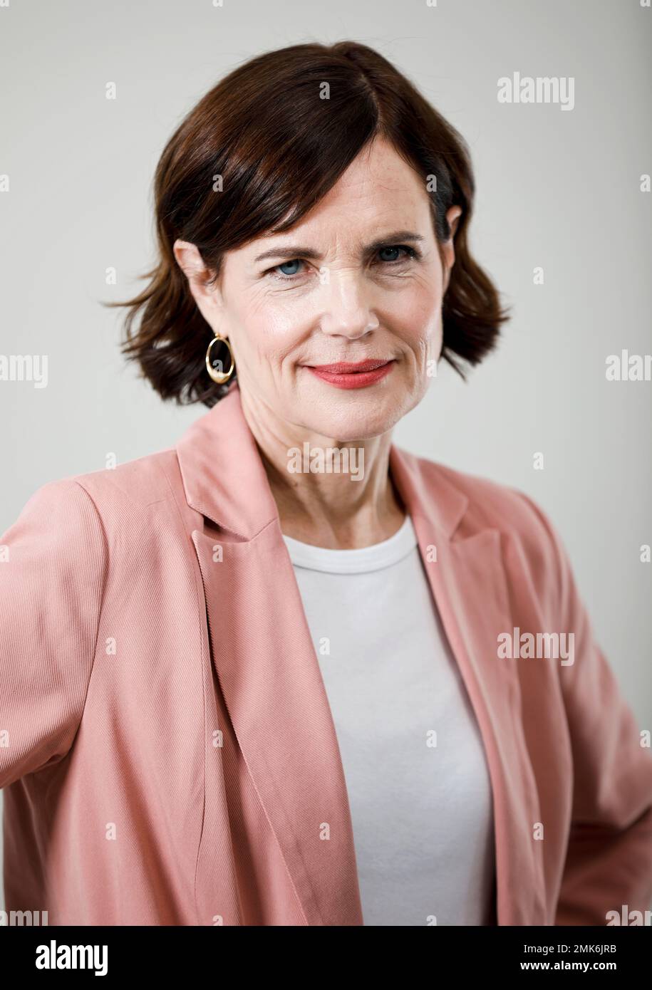 In this March 26, 2019 photo, Elizabeth McGovern poses for a portrait ...