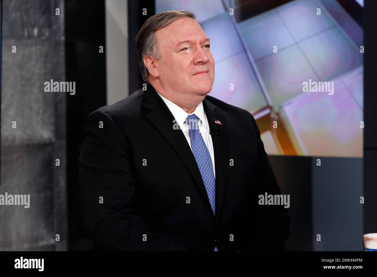 U.S. Secretary of State Mike Pompeo appears on the "Mornings with Maria ...
