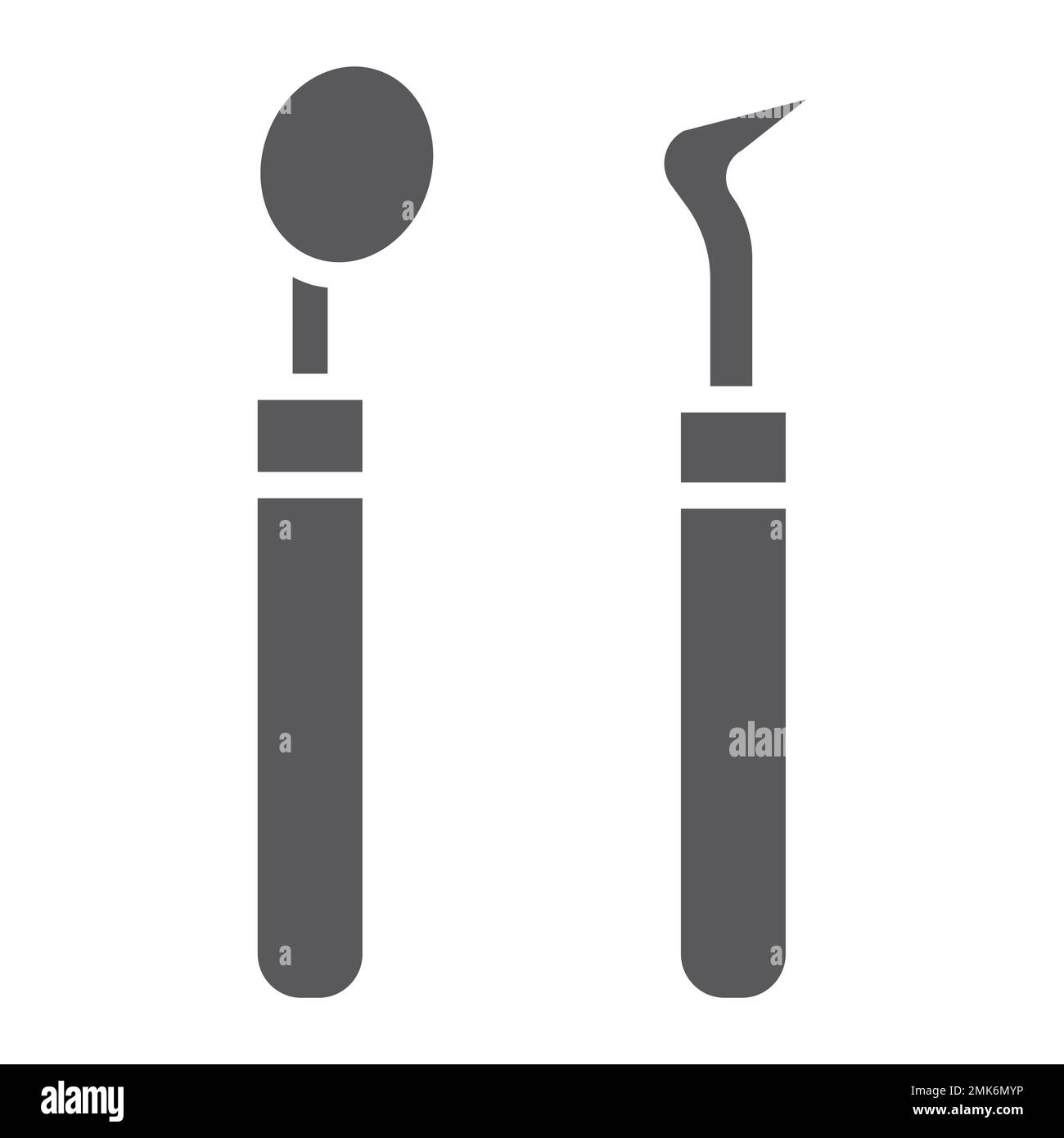 Dental tools glyph icon, stomatology and dentist, dentistry equipment ...