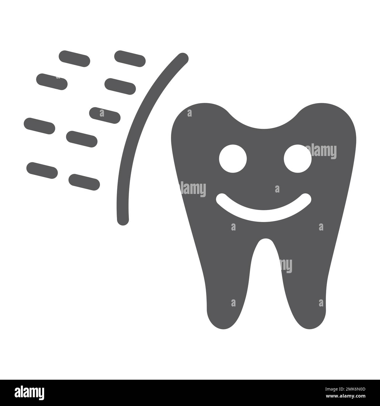 Protected tooth glyph icon, mouth and dental, healthy tooth sign ...