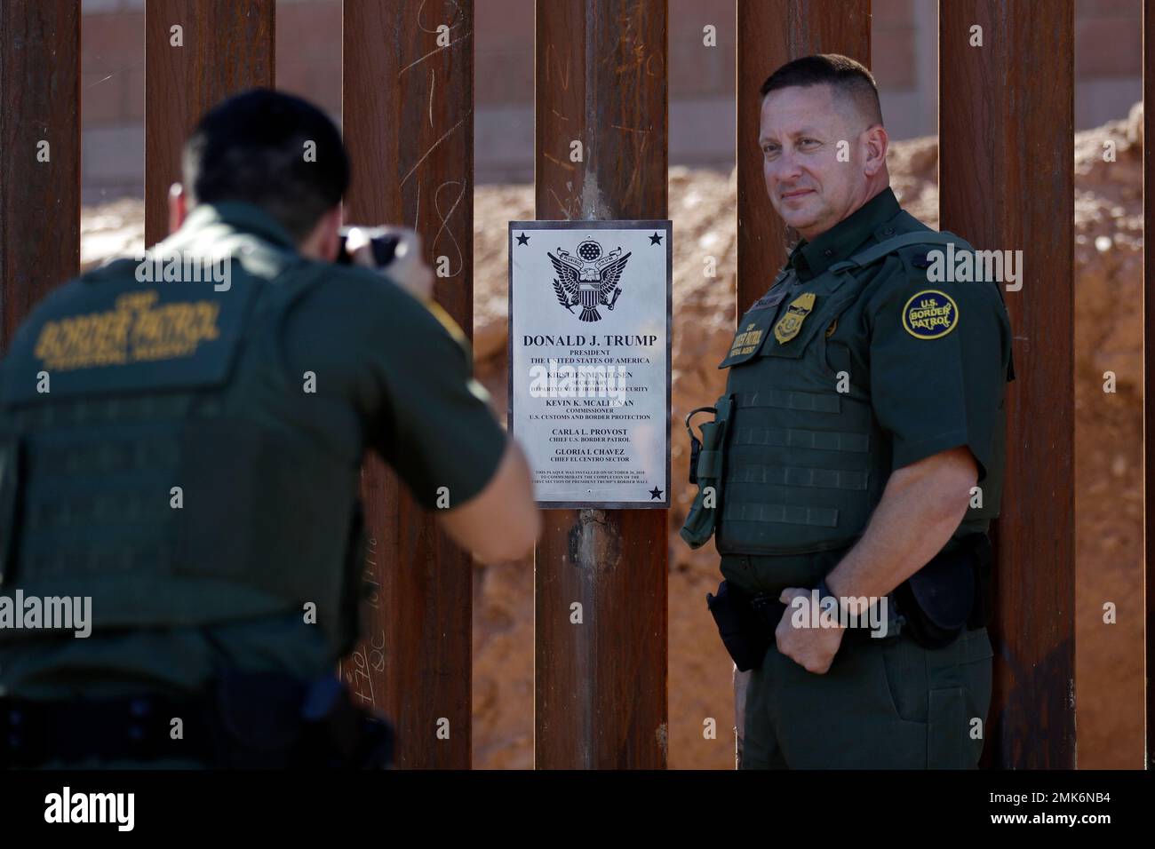 FILE - In this Oct. 26, 2018, file photo, Border Patrol agent Michael ...