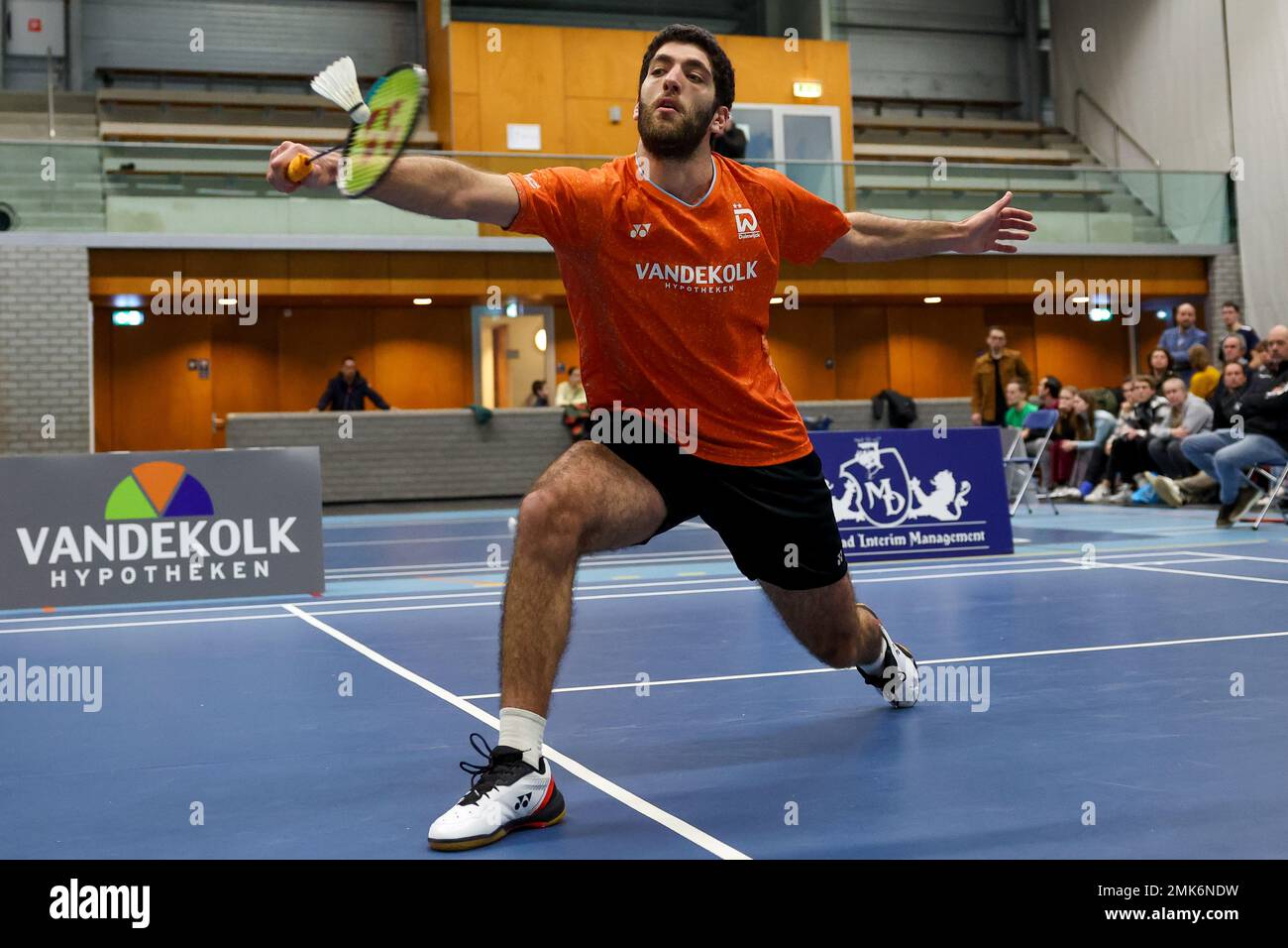 DEN HAAG, NETHERLANDS - JANUARY 28: Aram Mahmoud of BC Duinwijck during ...