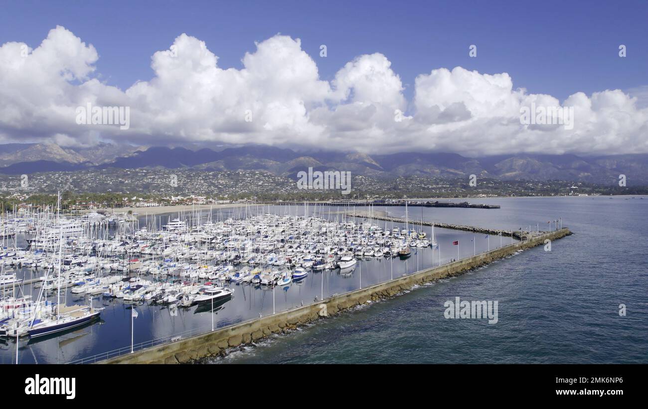 Santa barbara harbor aerial hi-res stock photography and images - Alamy