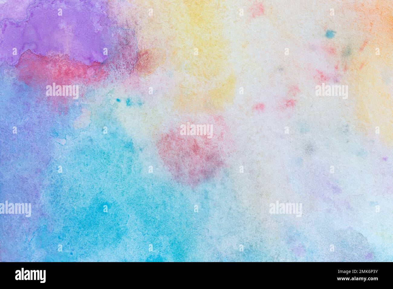 Macro close-up of an abstract colorful watercolor gradient fill ...