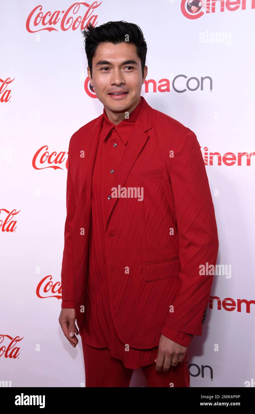 Henry Golding, recipient of the CinemaCon male star of tomorrow award ...