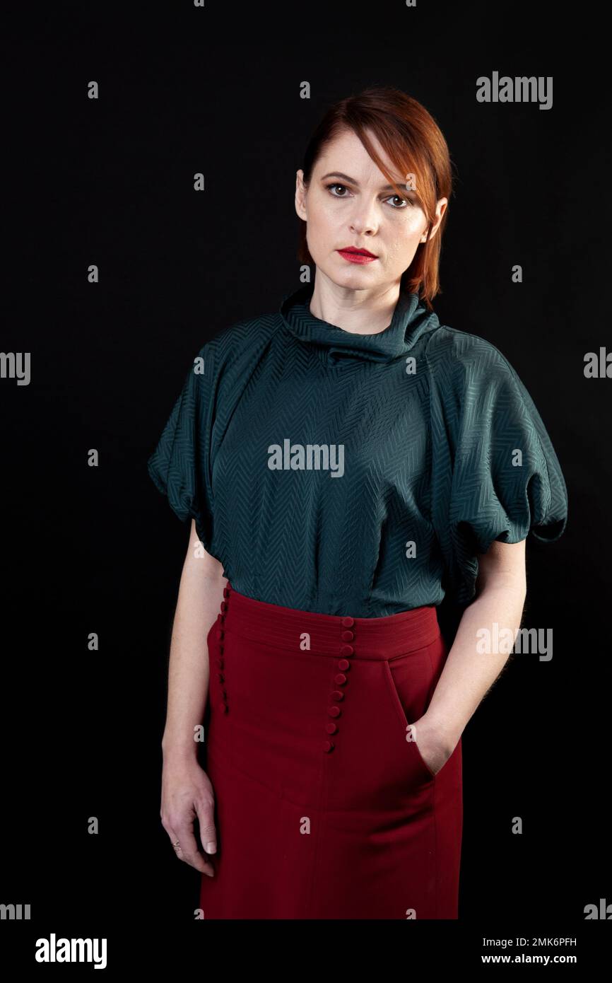 This March 19, 2019 file photo shows Amy Seimetz posing for a portrait ...