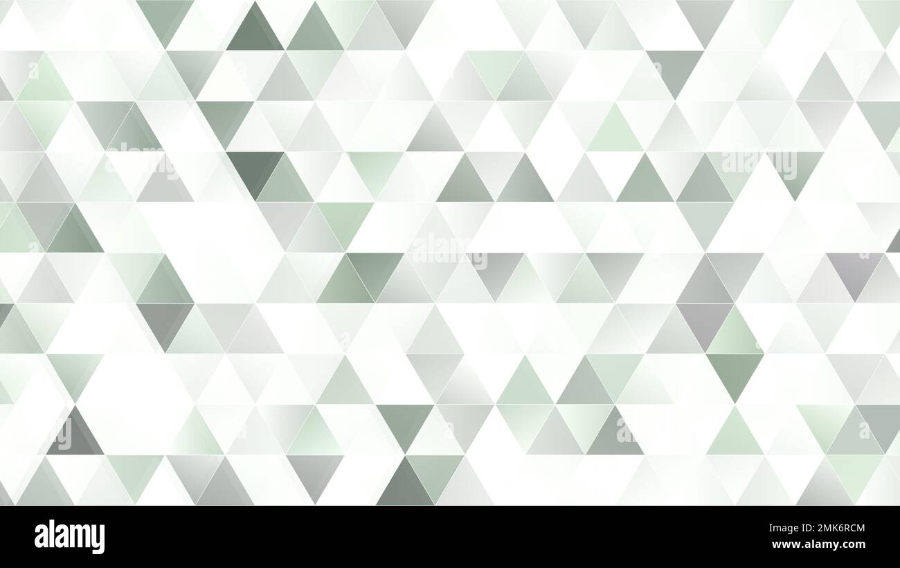 Abstract green and gray triangle shape pattern on white. Full frame ... Abstract green and gray triangle shape pattern on white. Full frame ...