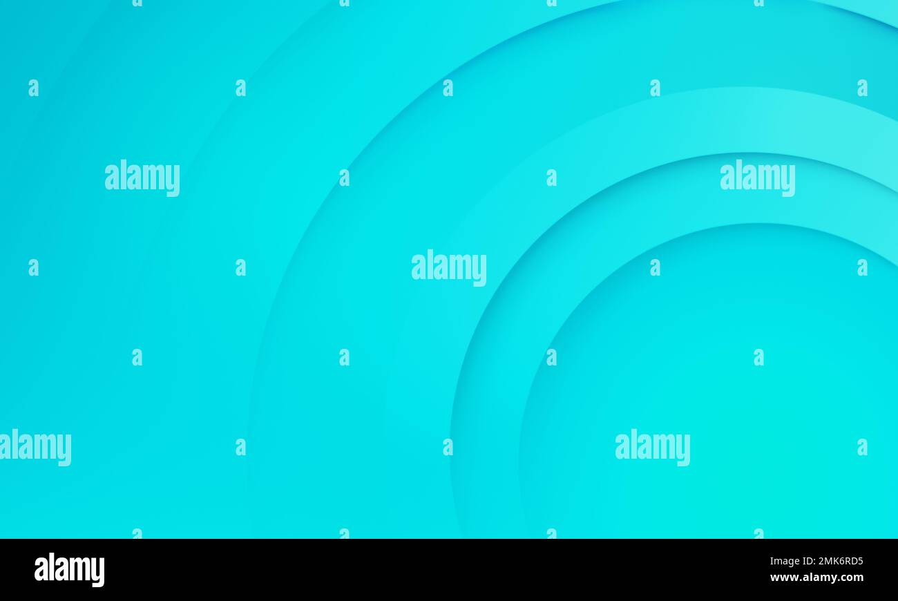 Abstract background of layered turquoise circles. Abstract high ...