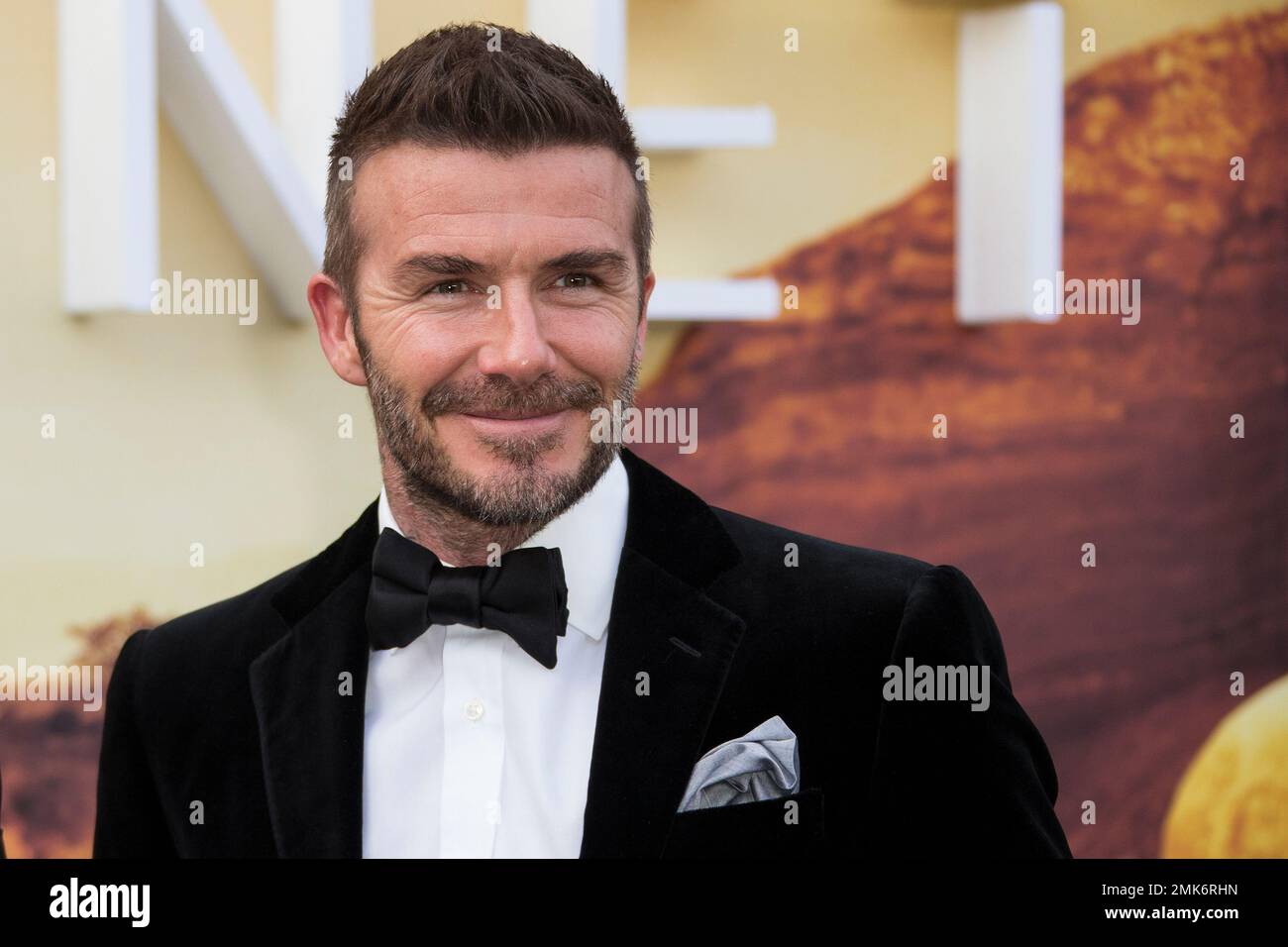 David Beckham poses for photographers upon arrival for the premiere of ...