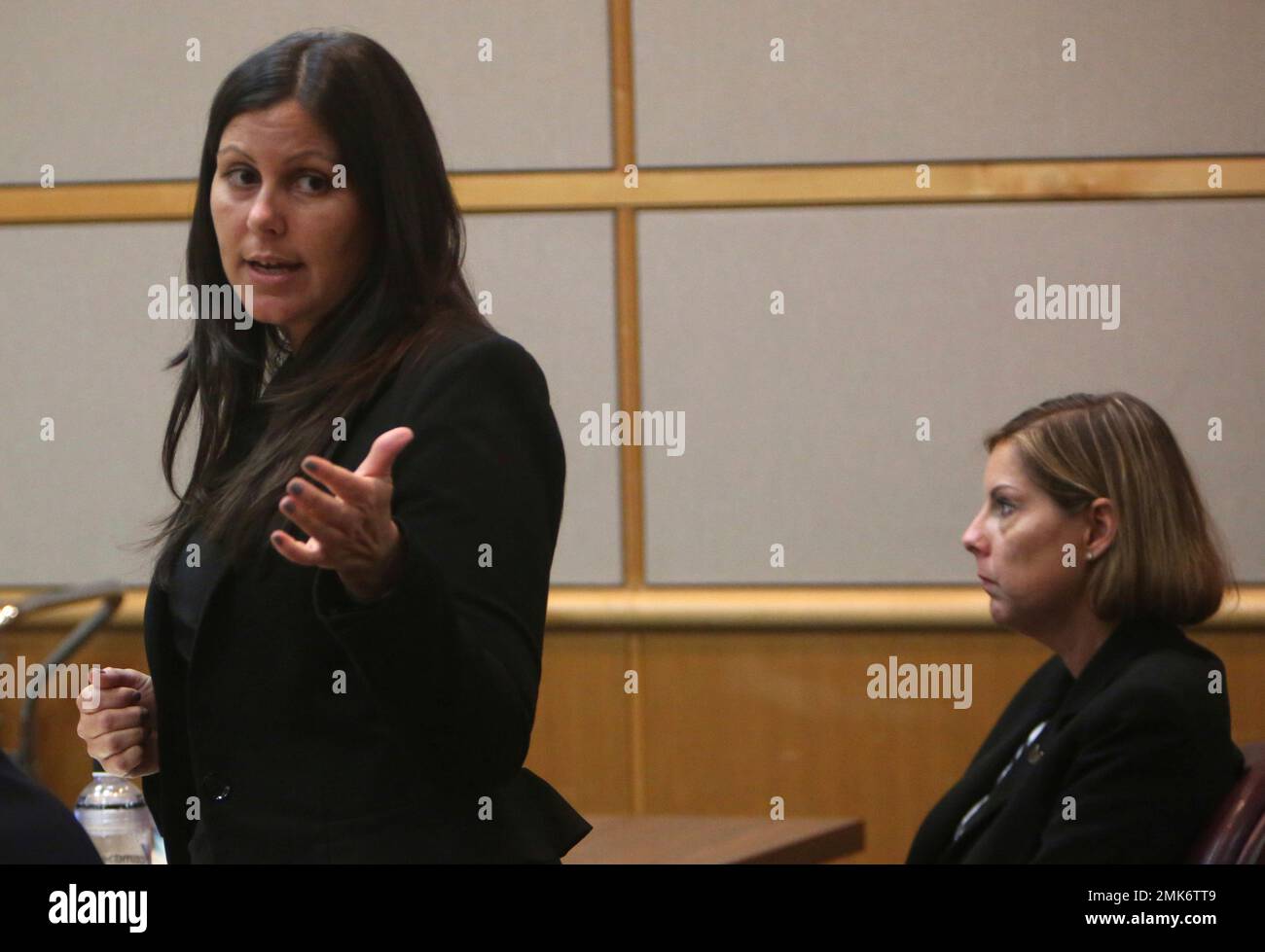 Defense attorney Jessica Manuele questions the competency of her client ...