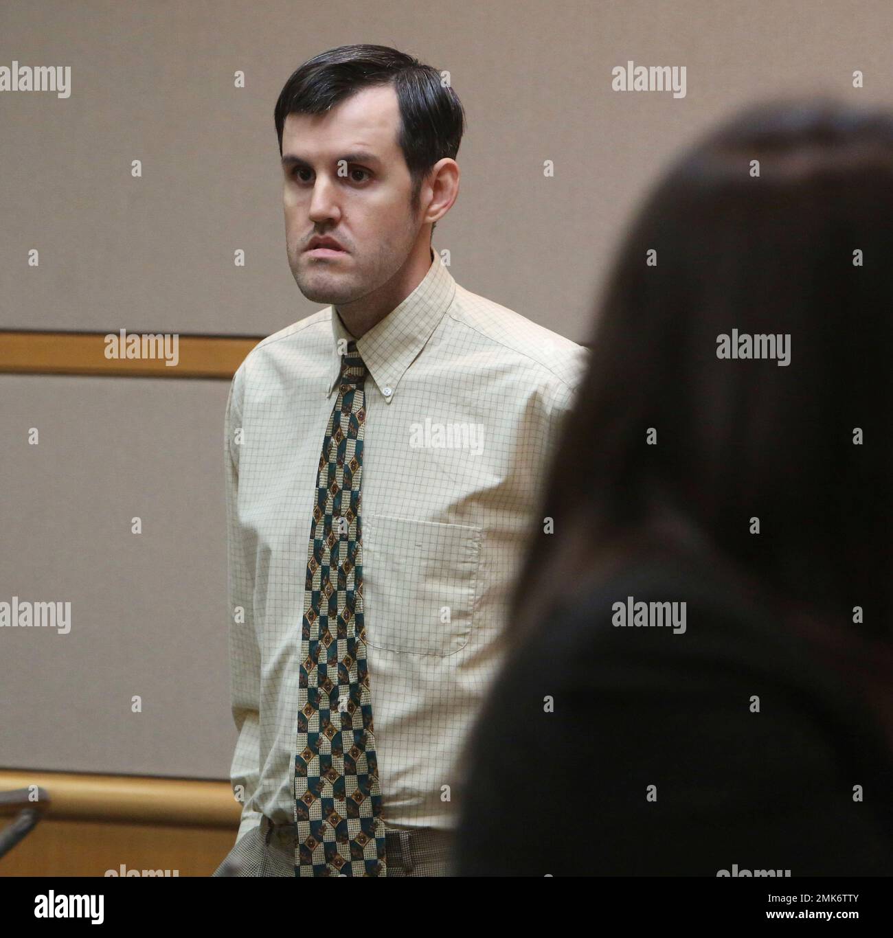Defendant John Jonchuck leaves the courtroom on a break during his ...