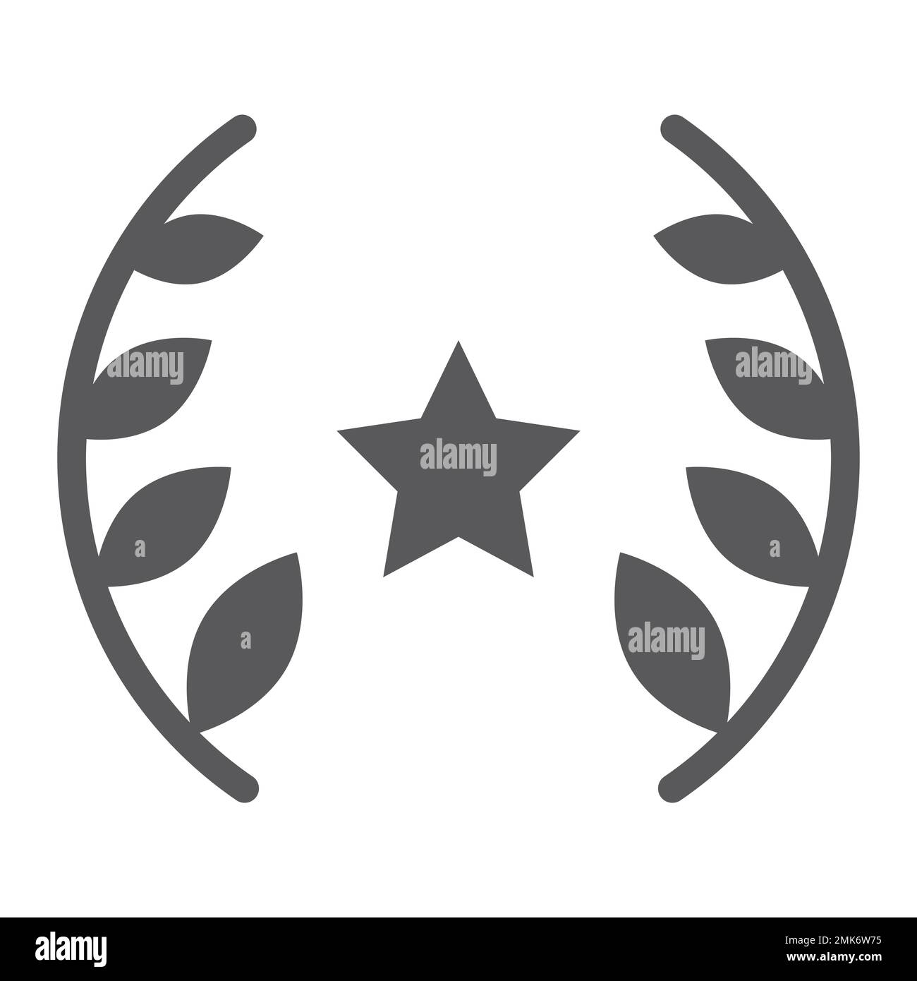 Awards glyph icon, game and winner, reward sign, vector graphics, a ...