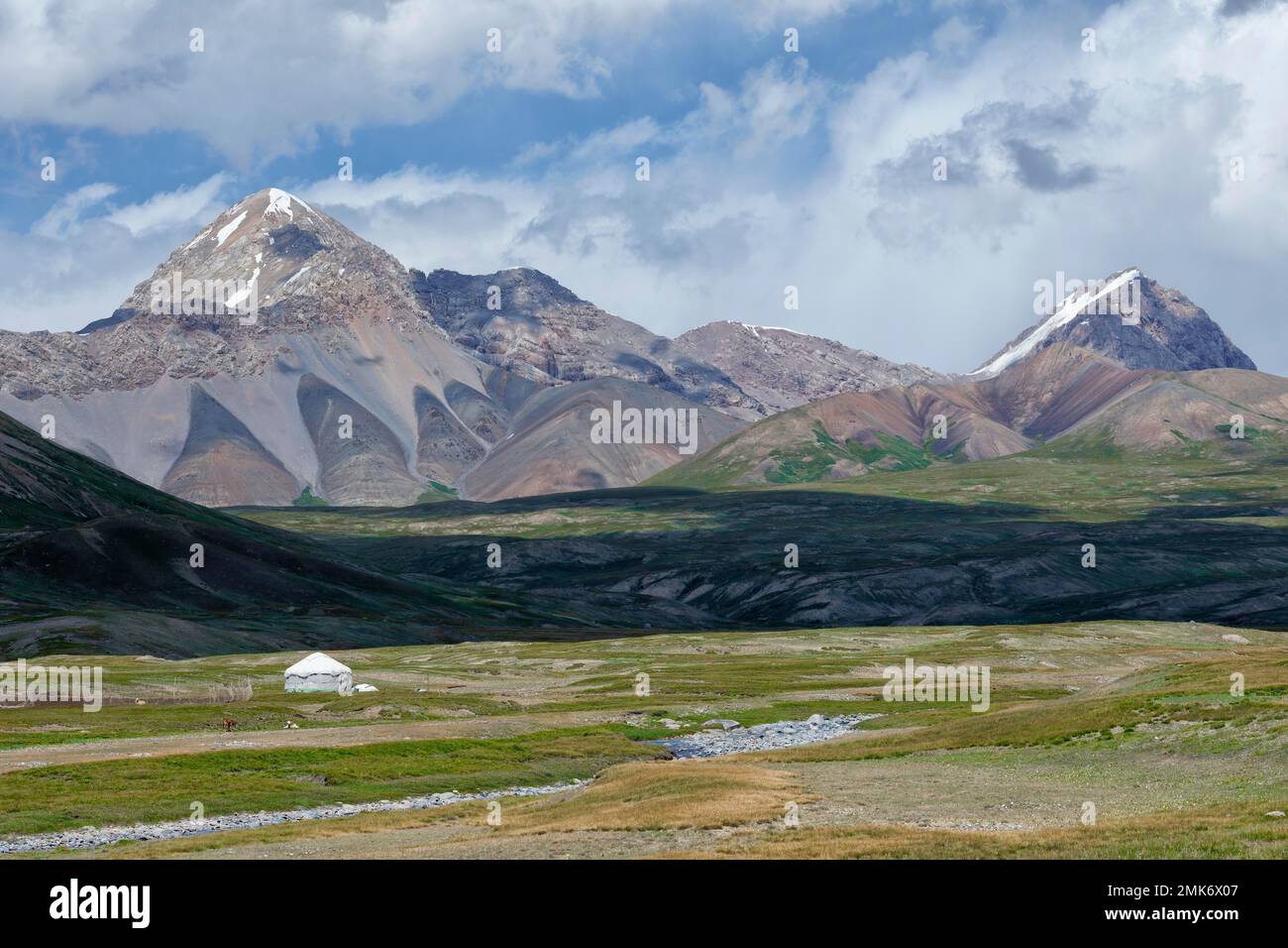 Mountainscape, Tian Shan mountains at the Chinese border, Naryn ...