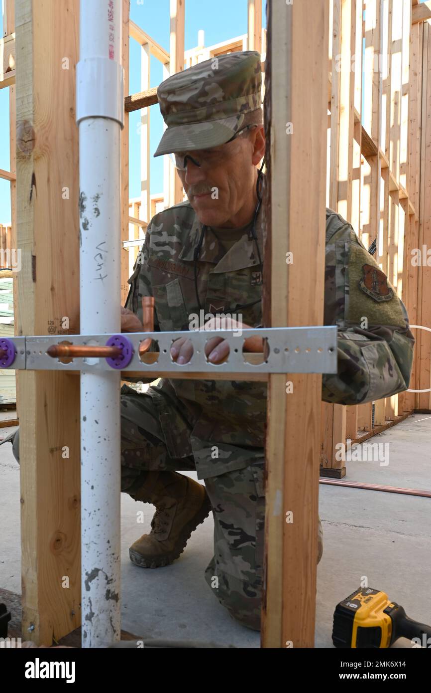 U.S. Air Force Staff Sgt. Millard Morgan, 169th Civil Engineer Squadron ...
