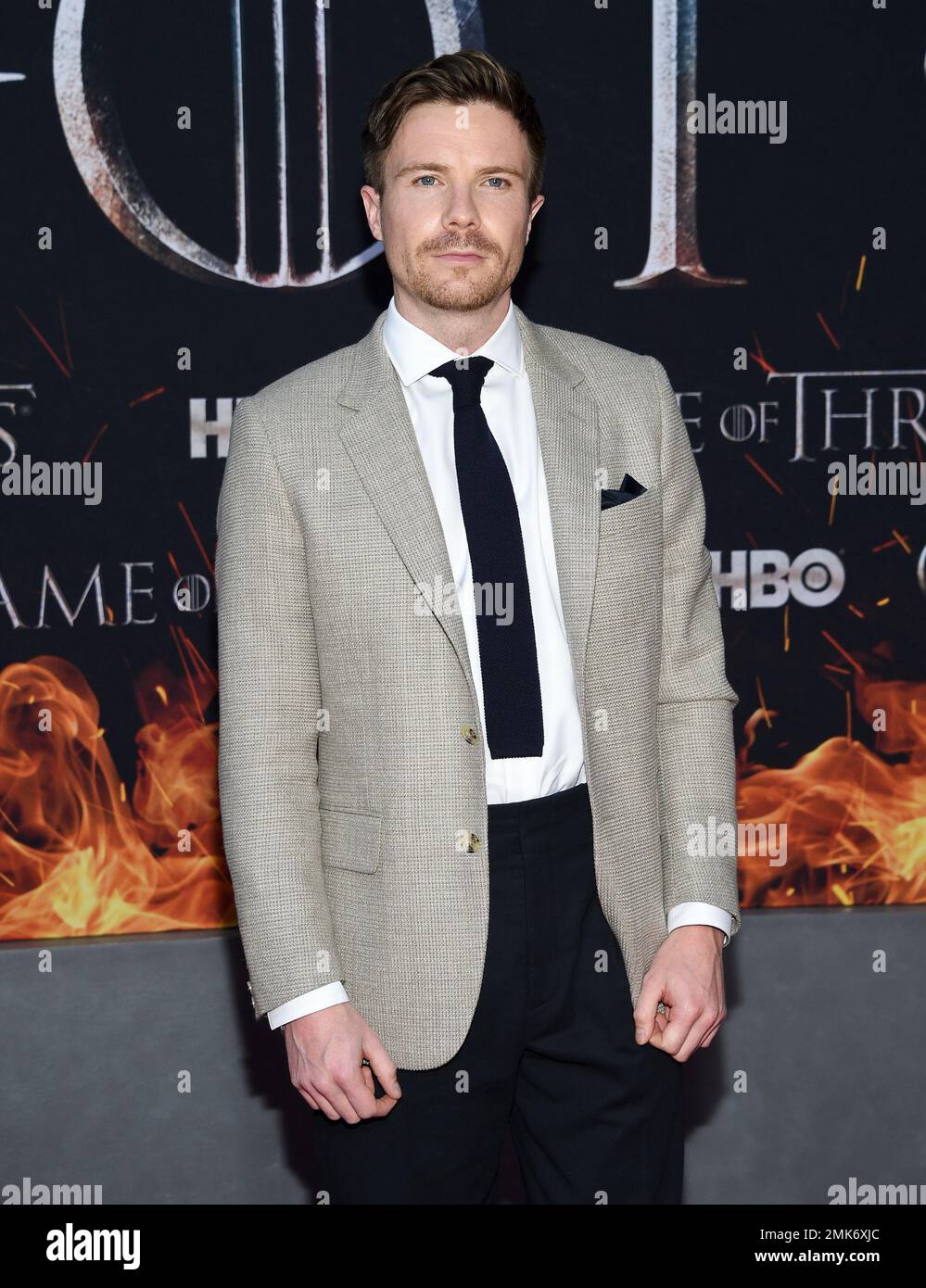 Actor Joe Dempsie attends HBO's "Game of Thrones" final season premiere ...
