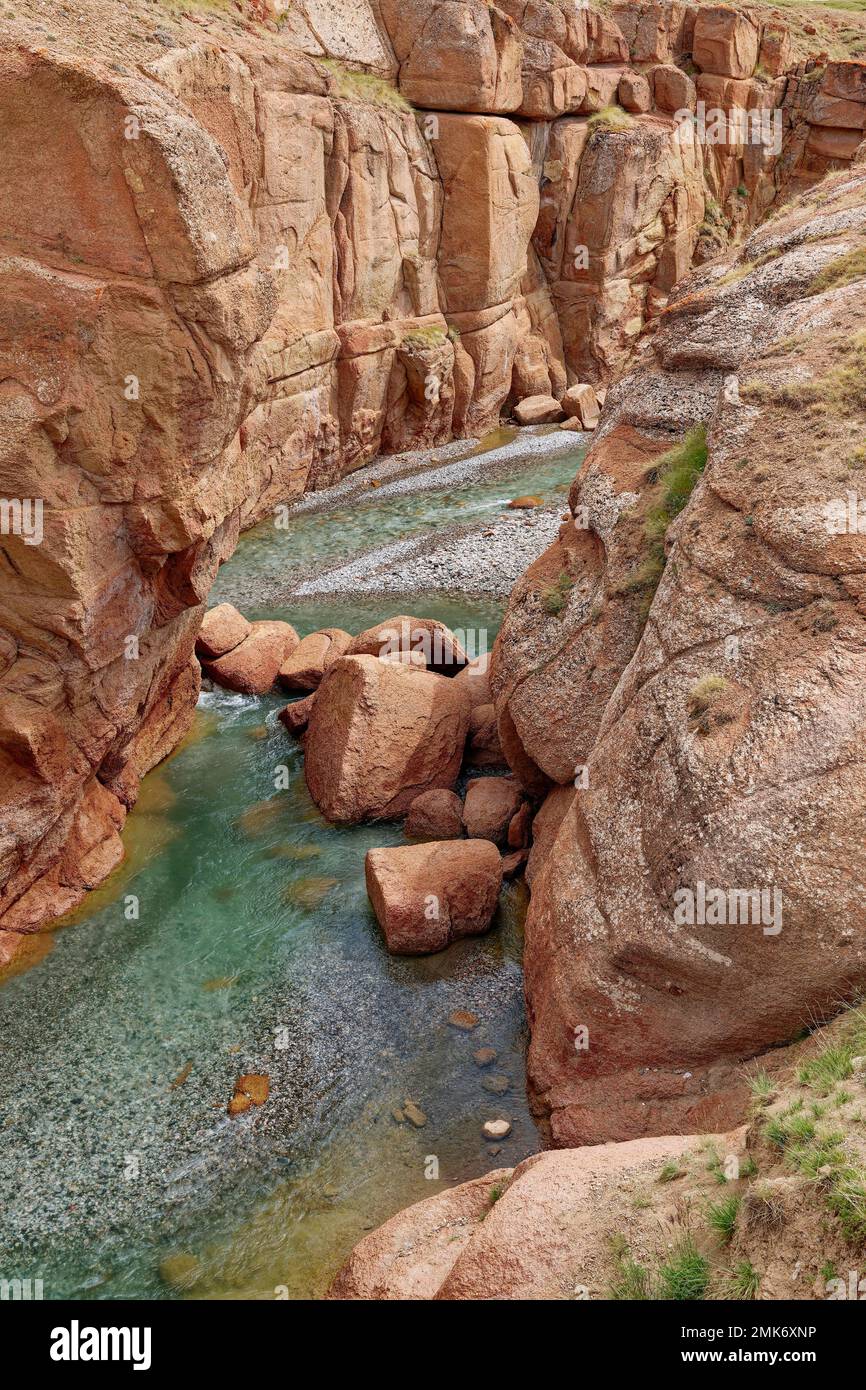 Wild gorge, Naryn Province, Kyrgyzstan Stock Photo - Alamy