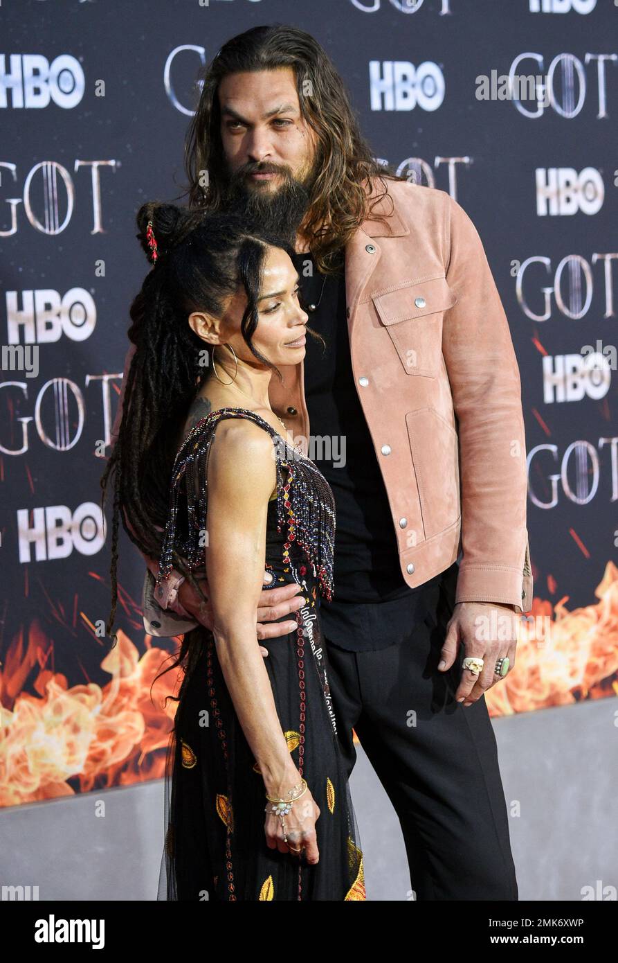 Actress Lisa Bonet, left, and husband actor Jason Momoa attend HBO's ...