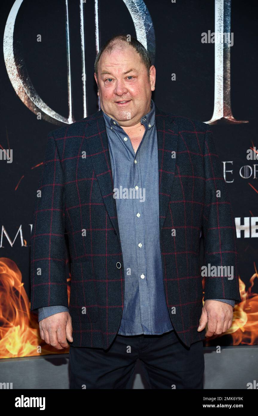 Actor Mark Addy attends HBO's "Game of Thrones" final season premiere ...