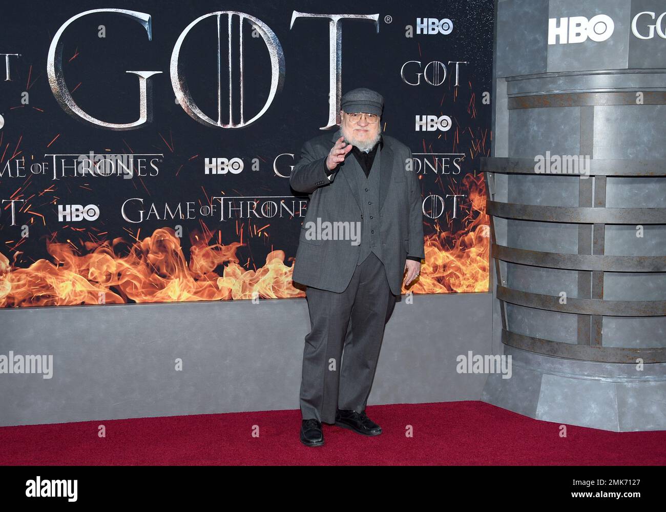 George R. R. Martin attends HBO's "Game of Thrones" final season ...